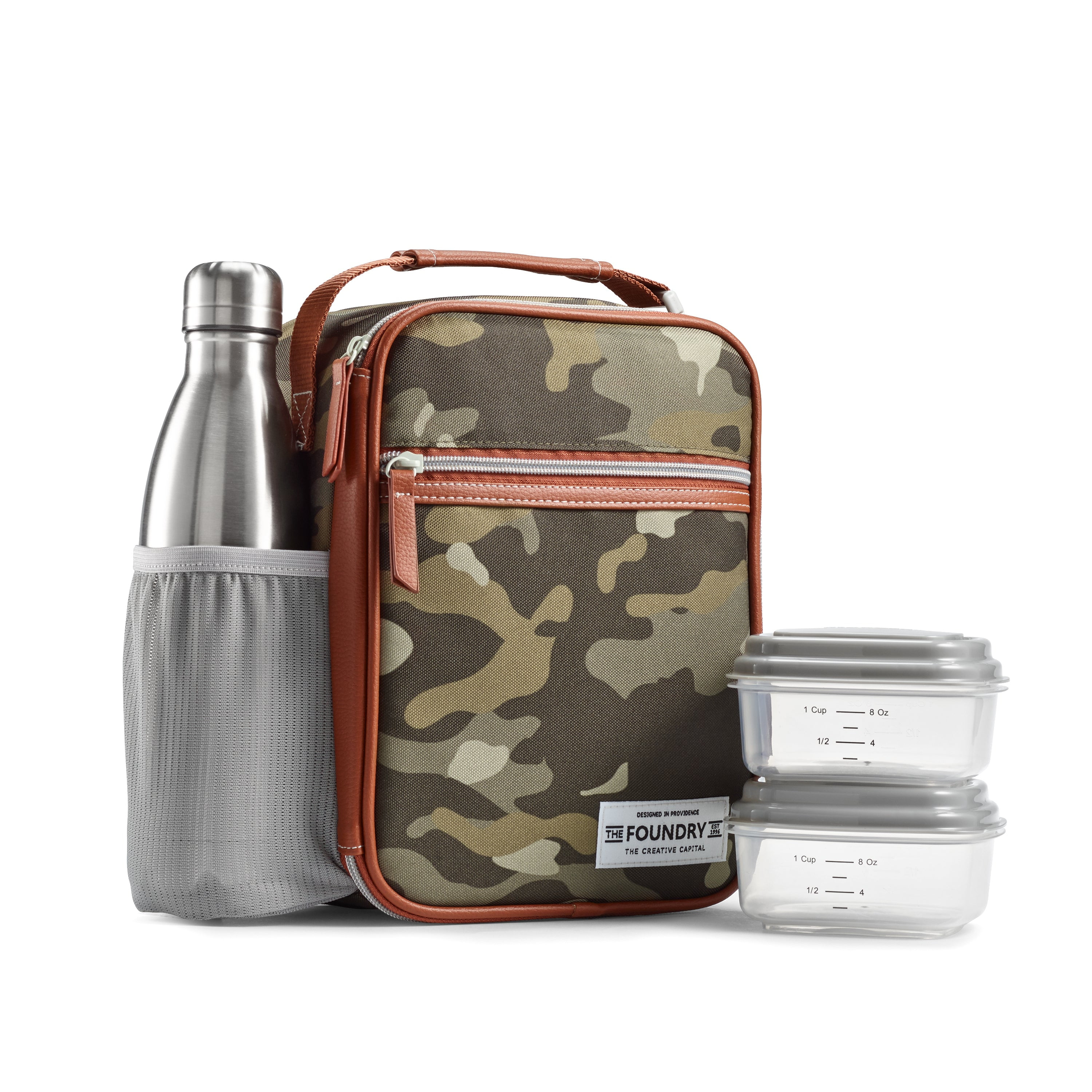 Foundry by Fit + Fresh, Insulated Lunch Bag Thayer Kit, Camoflage ...