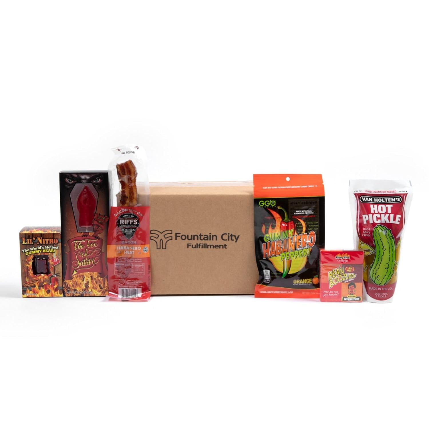 Fountain City Fulfillment Fiery Pack - Individually Wrapped Bulk Candy ...