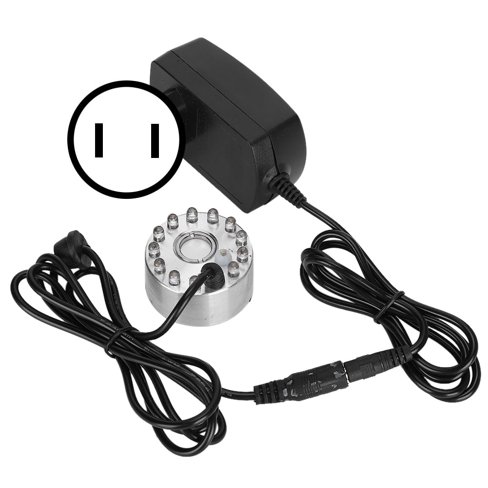 Fountain Fogger Mist Maker with 12 LED Lights, Humidifying Air for ...