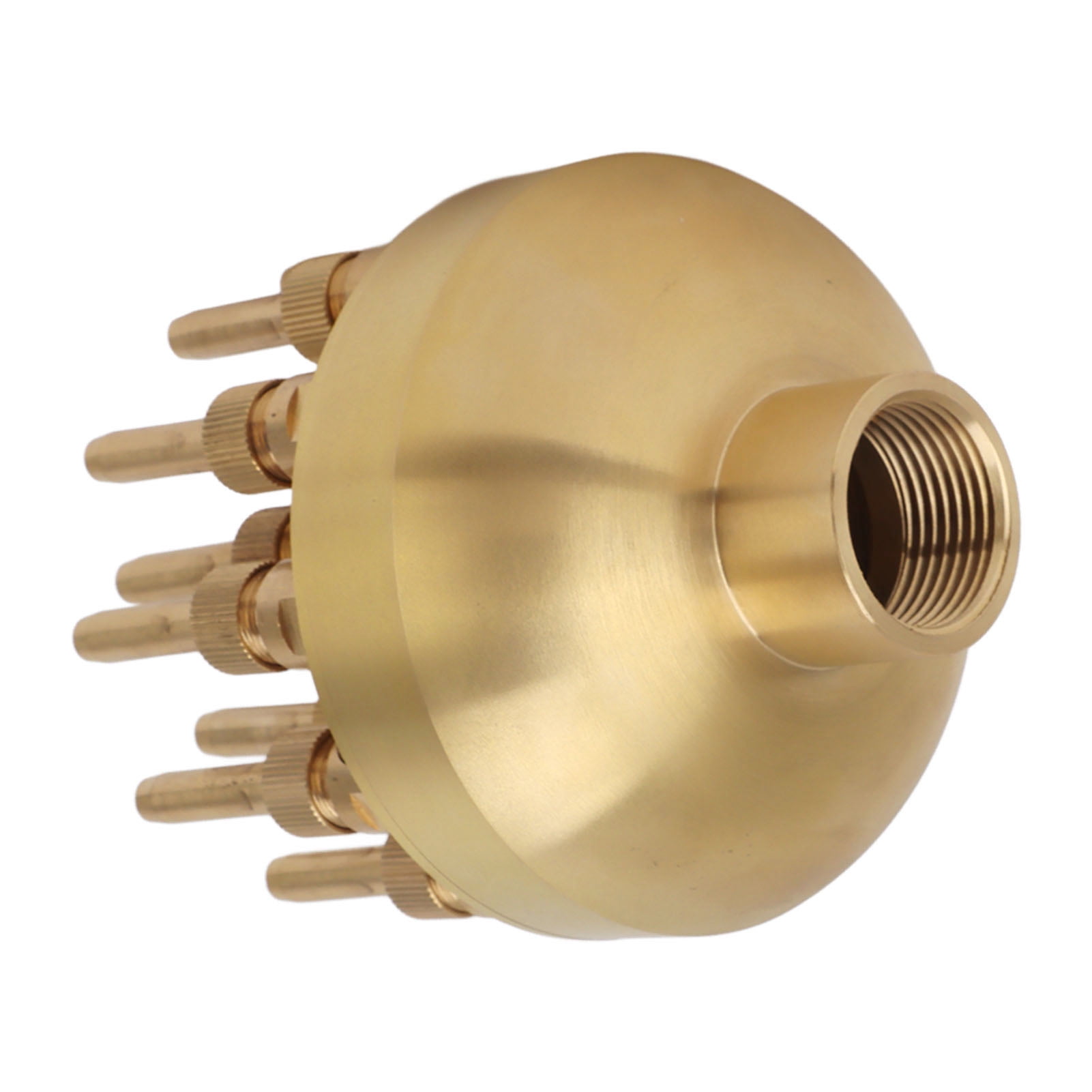 Fountain Nozzle Brass 3 Layers Adjustable Water Fountain Nozzle Spray ...