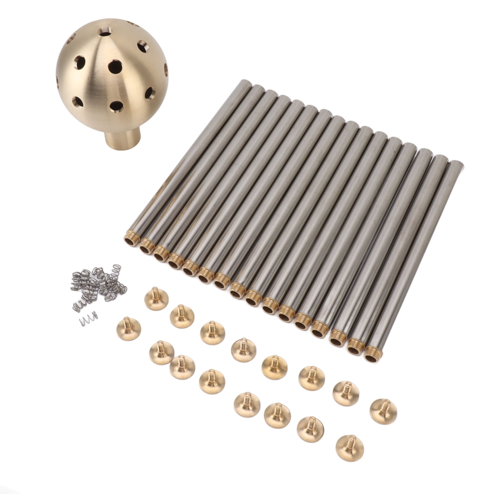 Fountain Nozzle Head Set G1 Inch Brass Stainless Steel Water Fountain ...