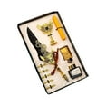 Fountain Pen Set Calligraphy Writing Pen Set Feather Dip Pen Gift Box ...