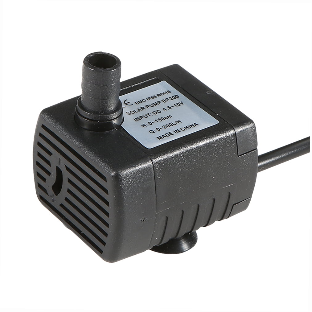 Fountain,Solar Powered Water Pump 1.6w Solar Kit Pump 7v 1.4w Pond Patio And Patio And Fish ...