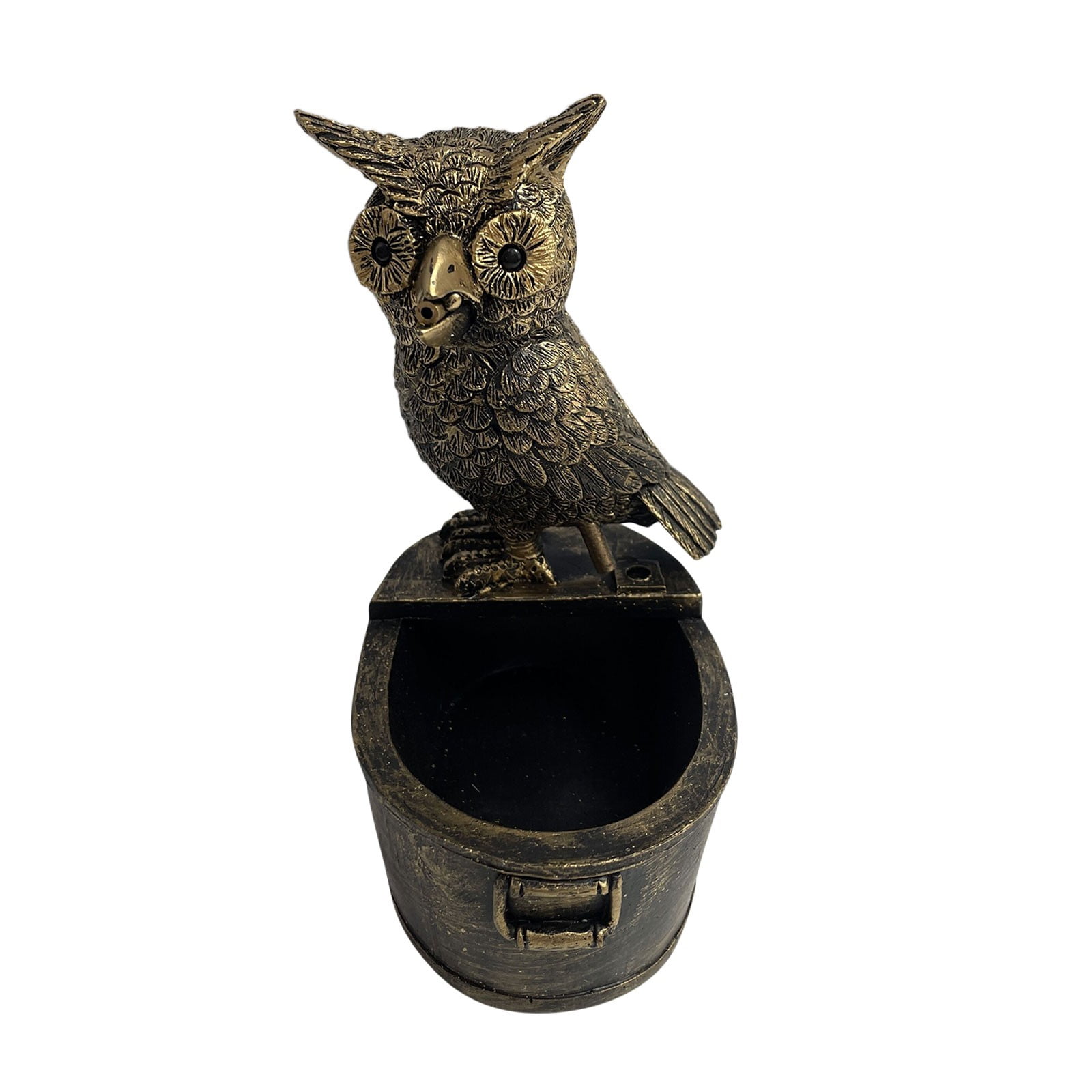 Fountains Yard Ornaments Art Decor Owl Water Feature, Funny Crow Water ...