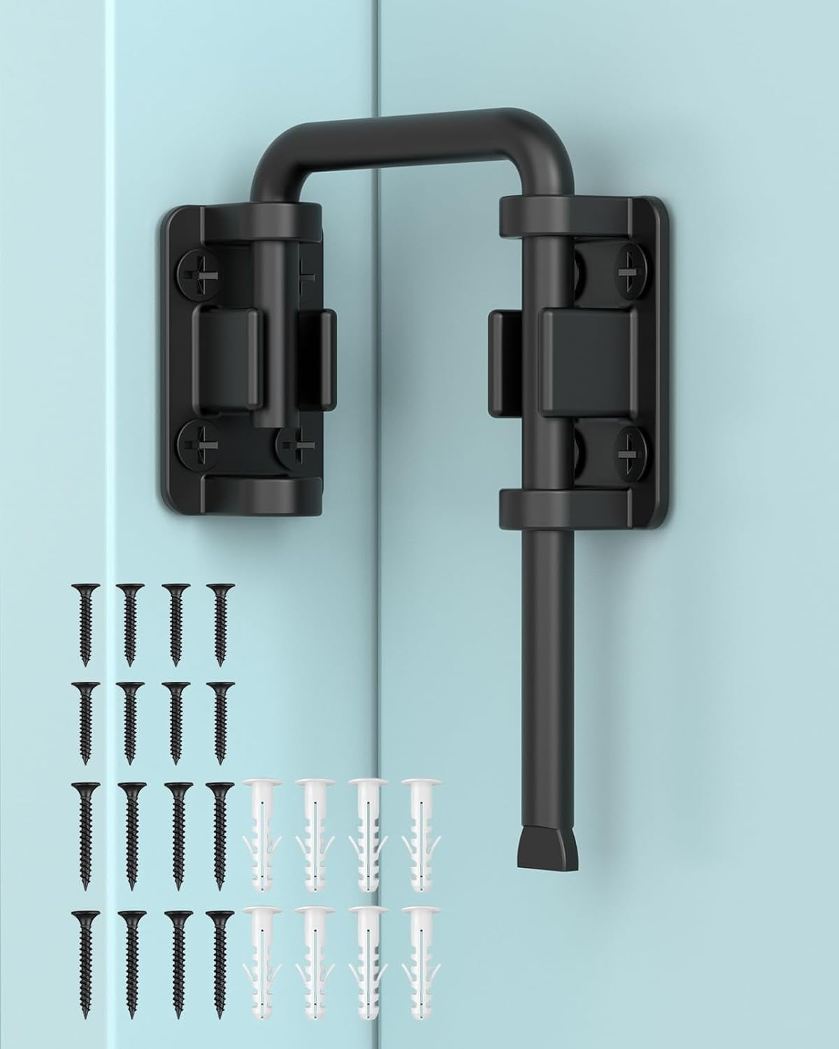 Fountwell 2.36 Inch Stainless Steel Loop Lock for Sliding Patio Door ...