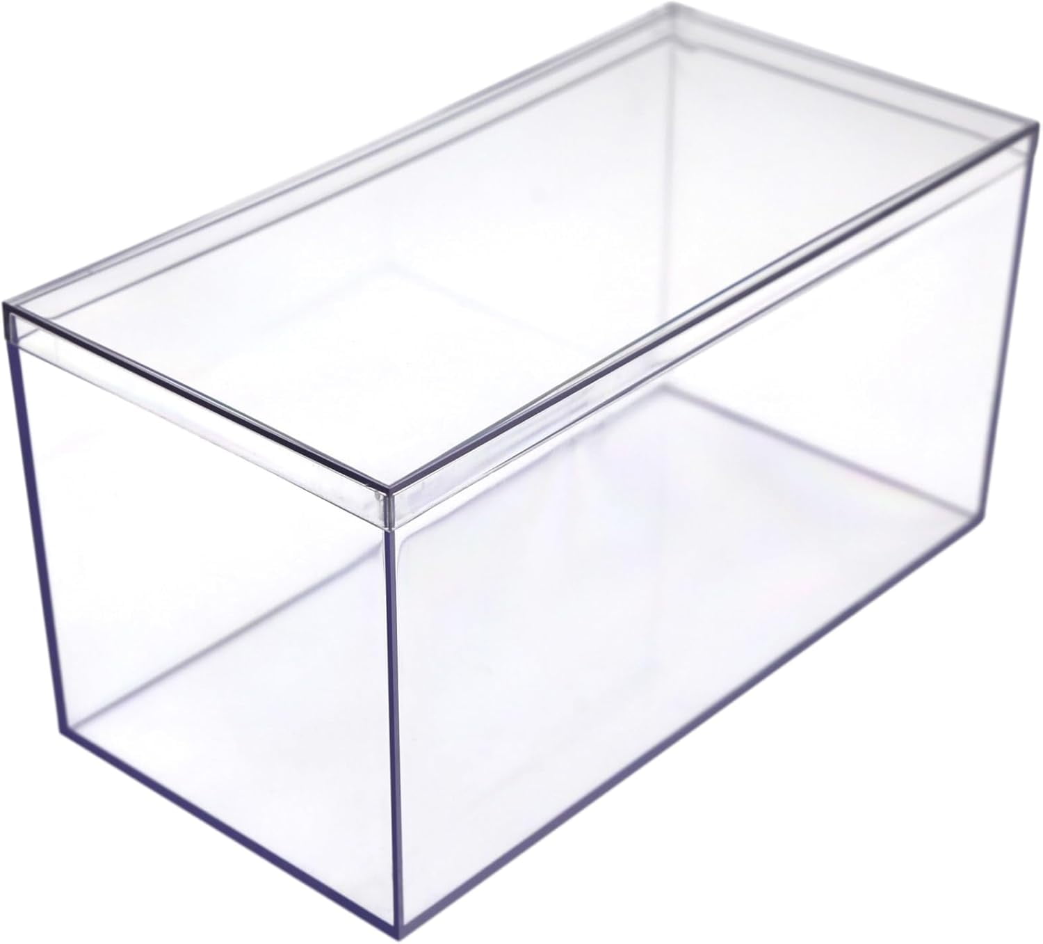 4 Crystal Clear Hard Plastic Display Cases for Collectibles, Clear Gift ...