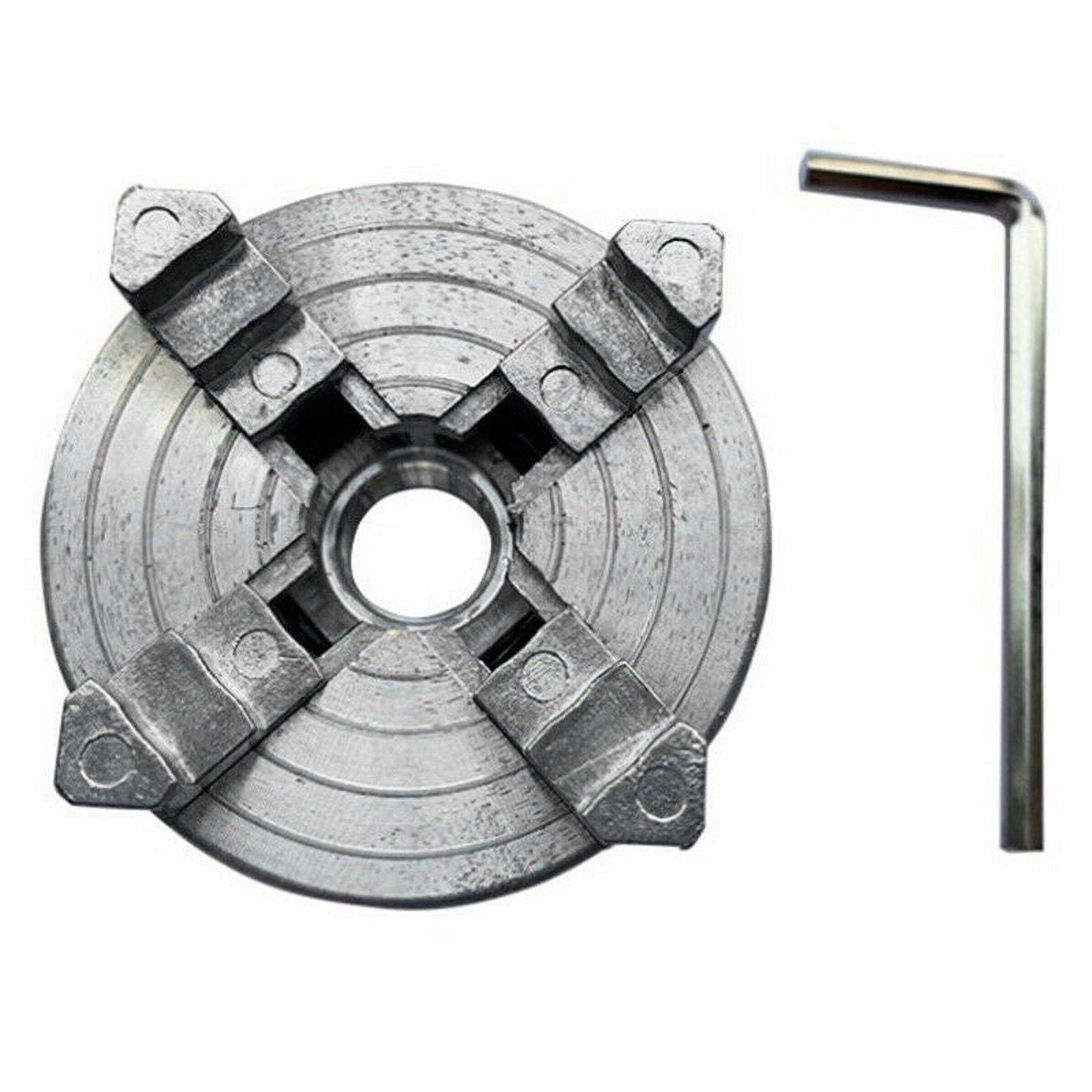 Four 4 Jaw Chuck Z011A For Metal Mini Lathe M12X1mm Threaded Back 1.8 ...