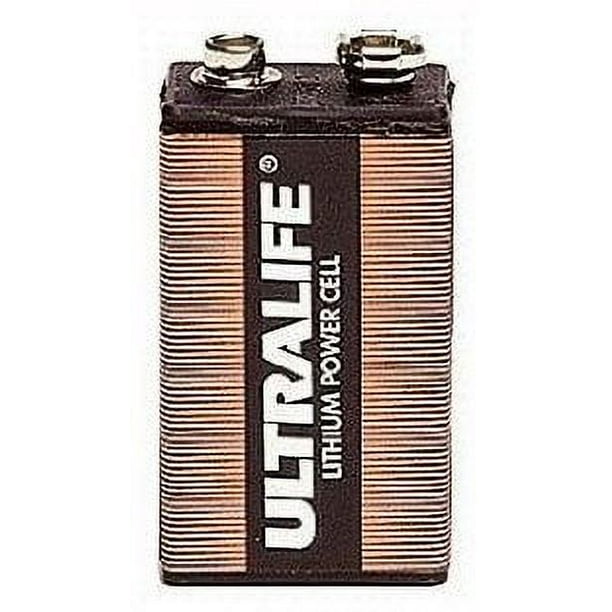 Four (4) Ultralife 9v Long Life Lithium Battery - Walmart Business Supplies