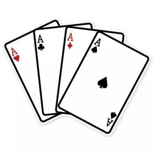 Four Aces Car Sticker Phone Decal Water Bottle Stickers Car Decals ...