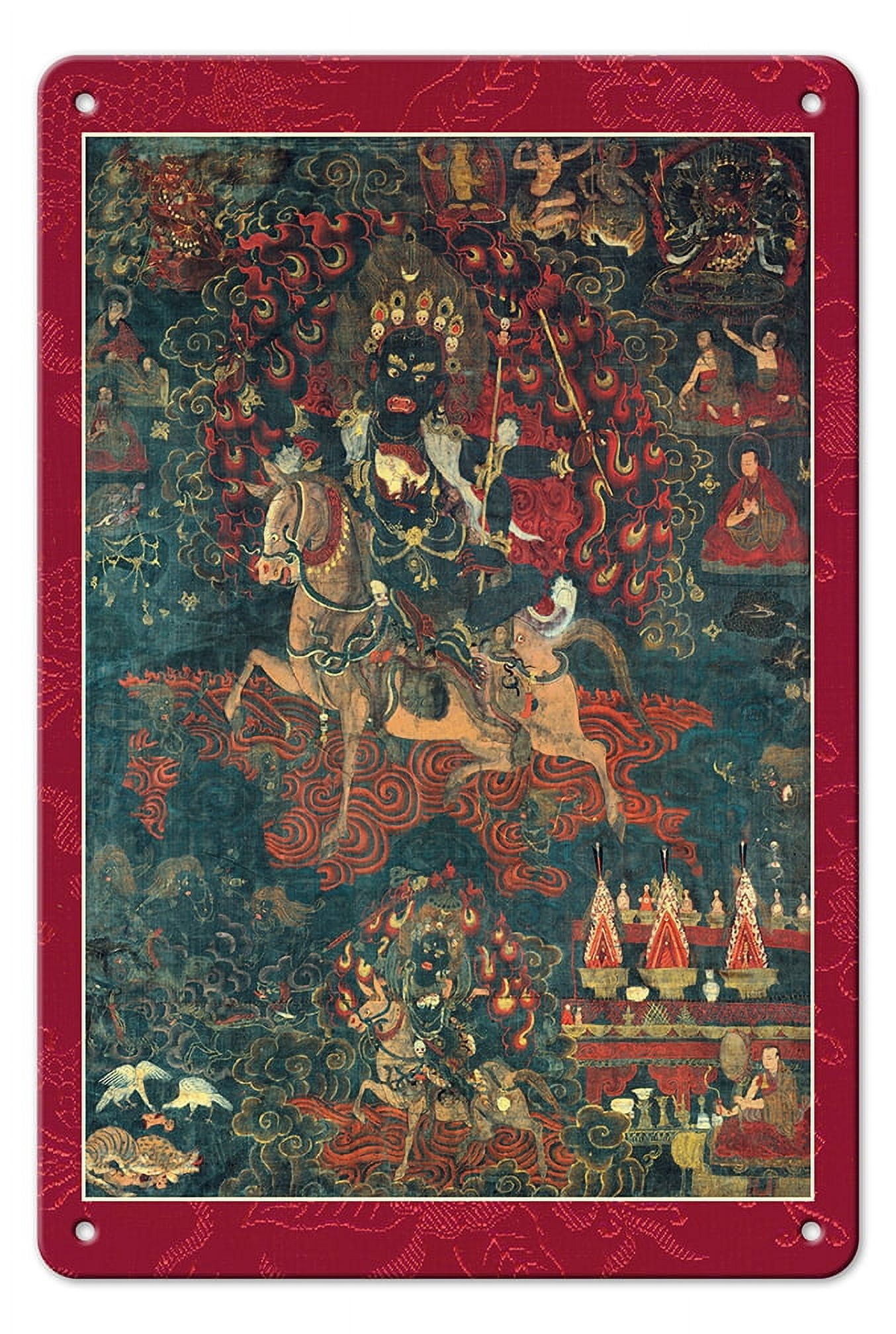 Four-Armed Shri Devi Dusolma - Tantric Buddhist Protector Deity ...