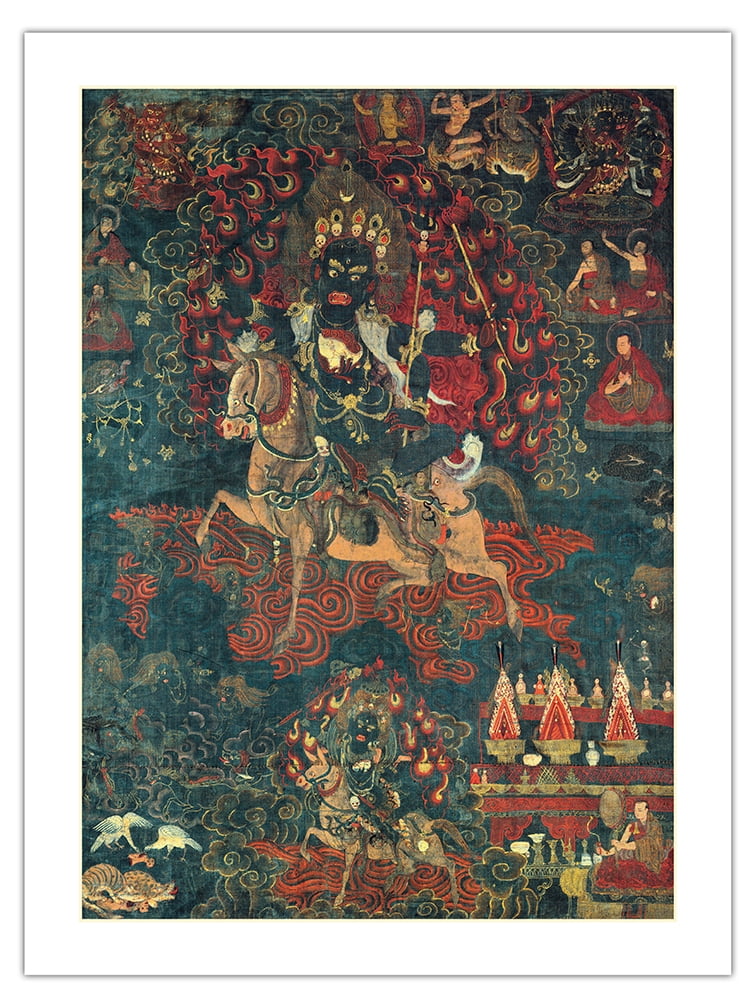 Four-Armed Shri Devi Dusolma - Tantric Buddhist Protector Deity ...