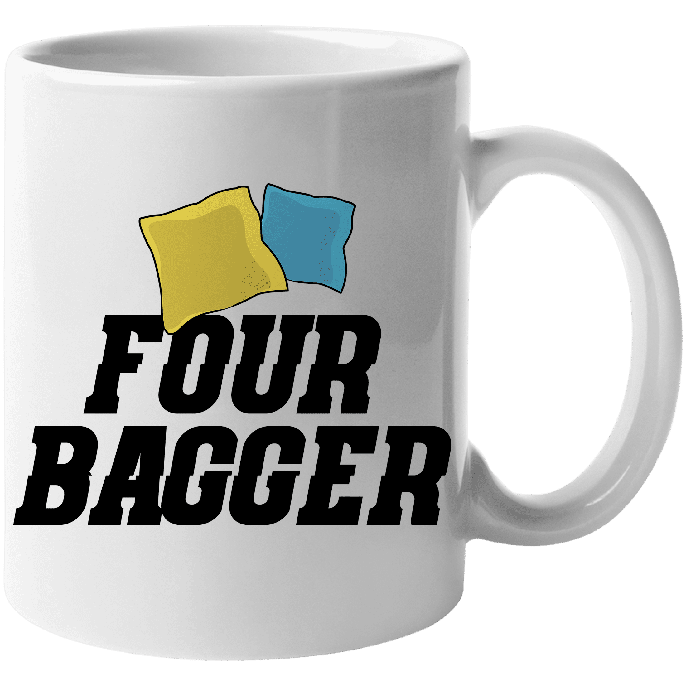 Four Bagger Cornhole Terminology, Bean Bag Toss Lawn Game Player Themed ...