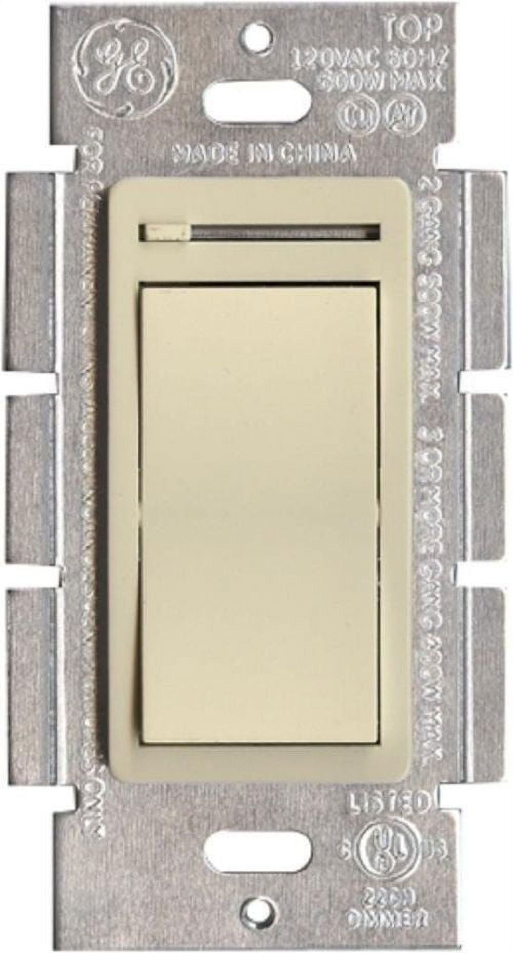 Four Bros Lighting LED Dimmer, Single Pole, 3-Way Toggle Switch, Slide ...