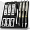 Mr. Pen- Black Mechanical Pencil Set 0.3, 0.5, 0.7, 0.9, 2mm with ...