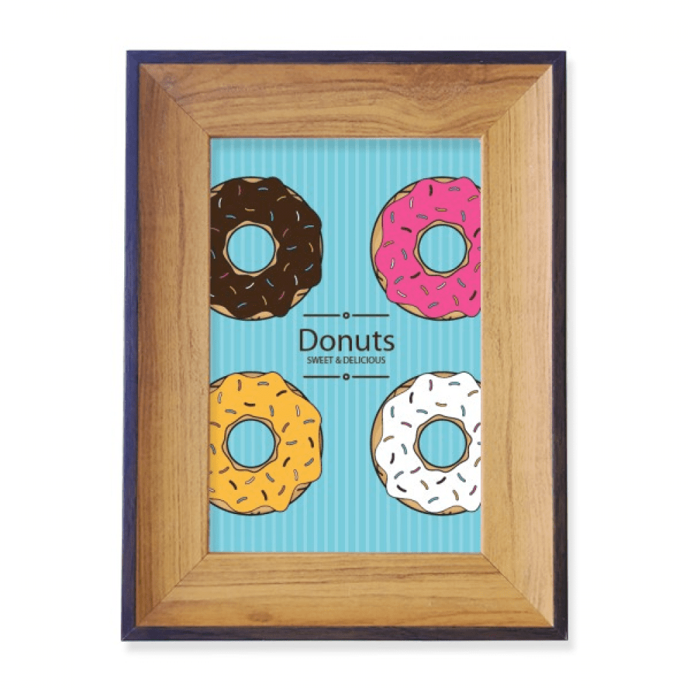 Four Color Dessert Sweet Food Photo Frame Exhibition Display Art ...