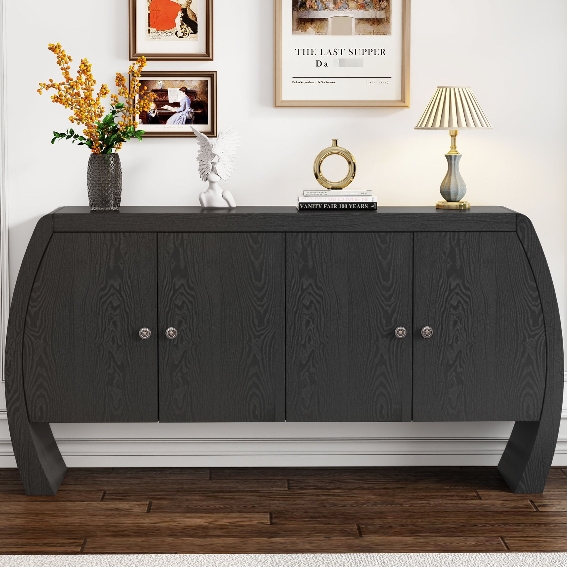Four-Door Storage Cabinet | Perfect for Entrances and Hallways ...