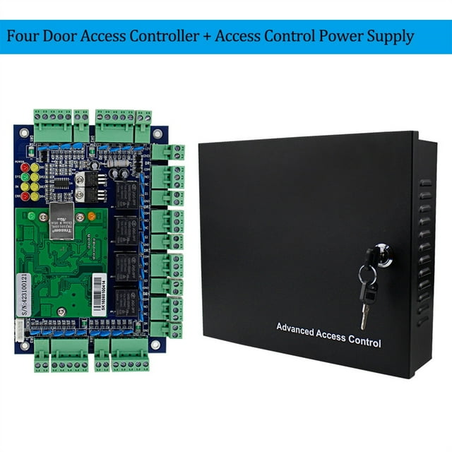 Four Doors Wiegand TCP/IP Access Control Board Panel Network RFID ...