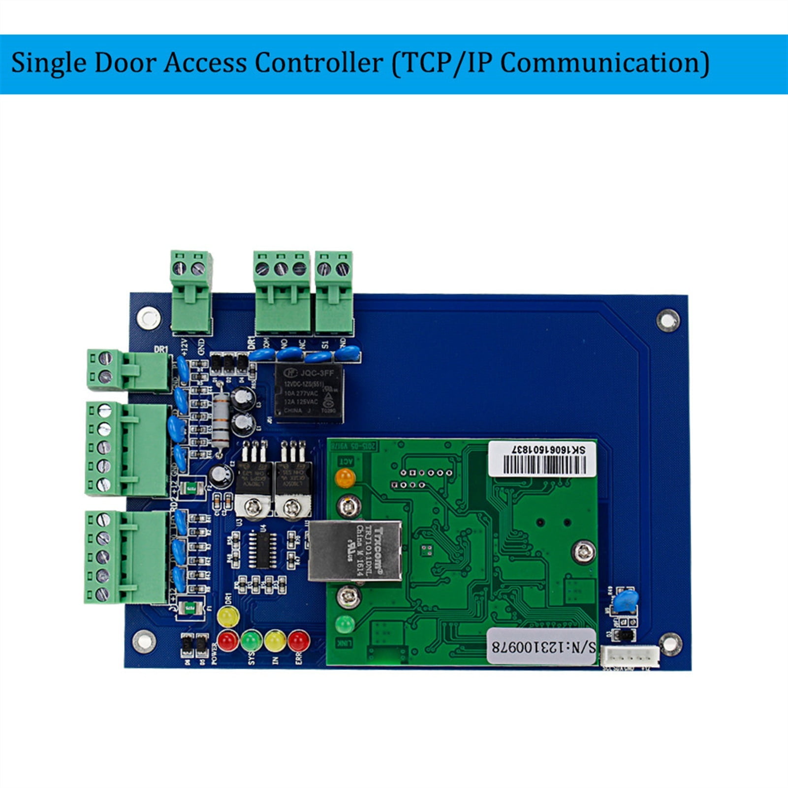 Four Doors Wiegand TCP/IP Access Control Board Panel Network RFID Access Control System Software ...