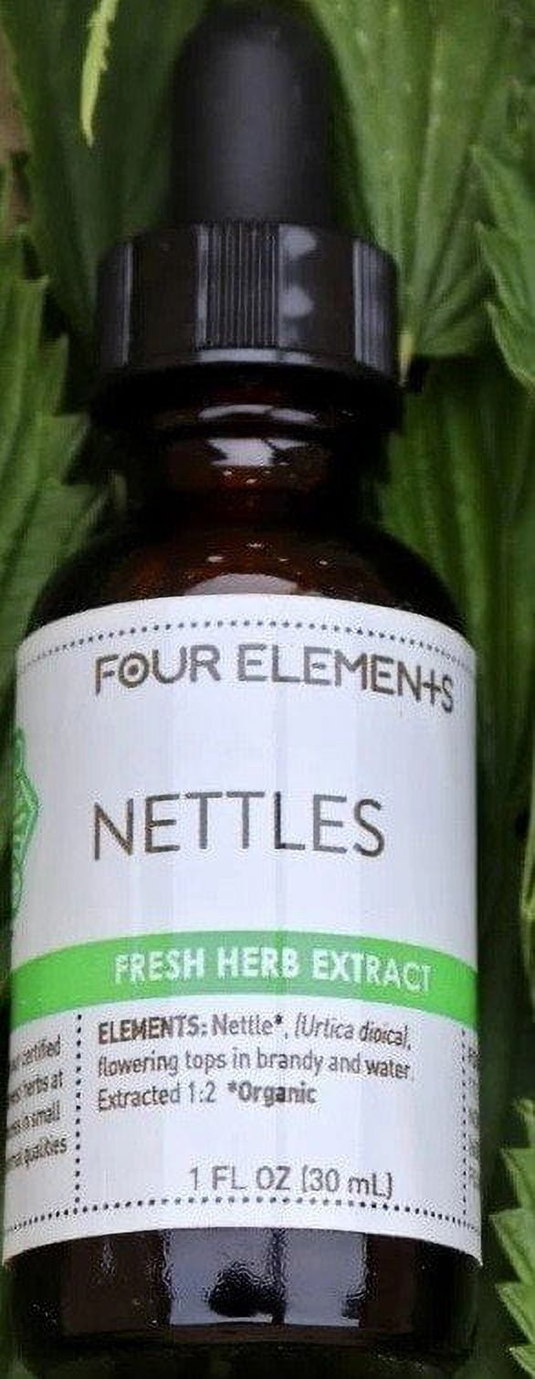 Four Elements Herbals - Fresh Herb Extract Tincture Nettles - 1 fl. oz ...