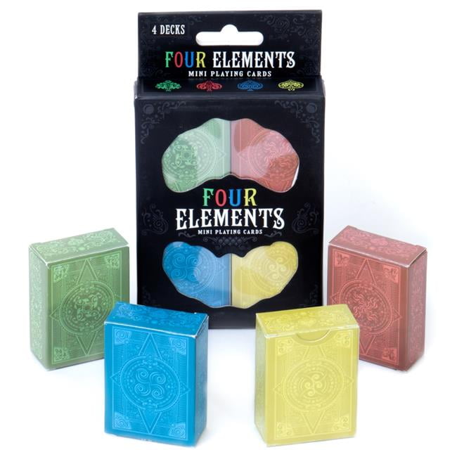 Four Elements Mini Playing Cards, Pack of 4 - Walmart.com