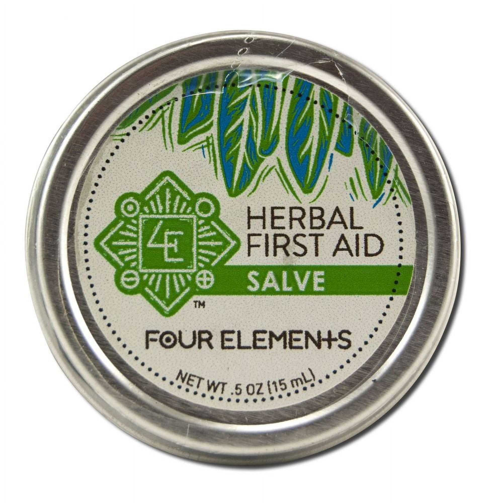 Four Elements Organic Herbals Herbal First Aid Salve 1 oz Cream ...