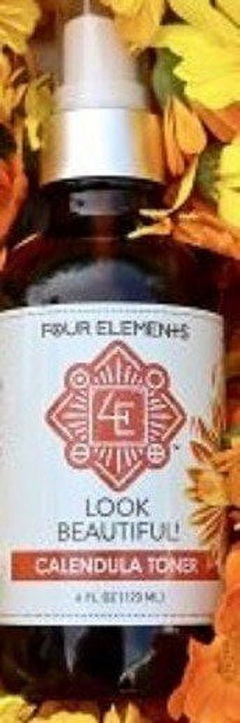 Four Elements Organic Herbals Look Beautiful Calendula Toner 4 oz ...