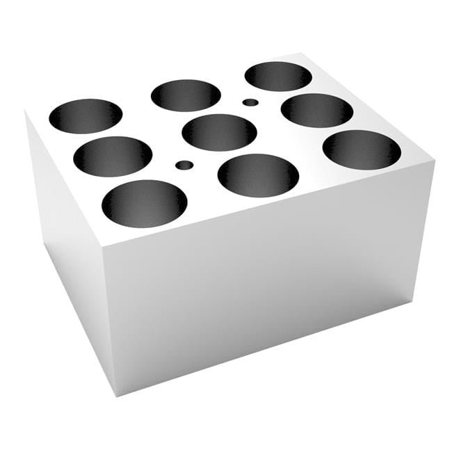 Four Es Scientific TC0401001-80 F21.7 mm x 45 mm Vials Dry Bath Block ...