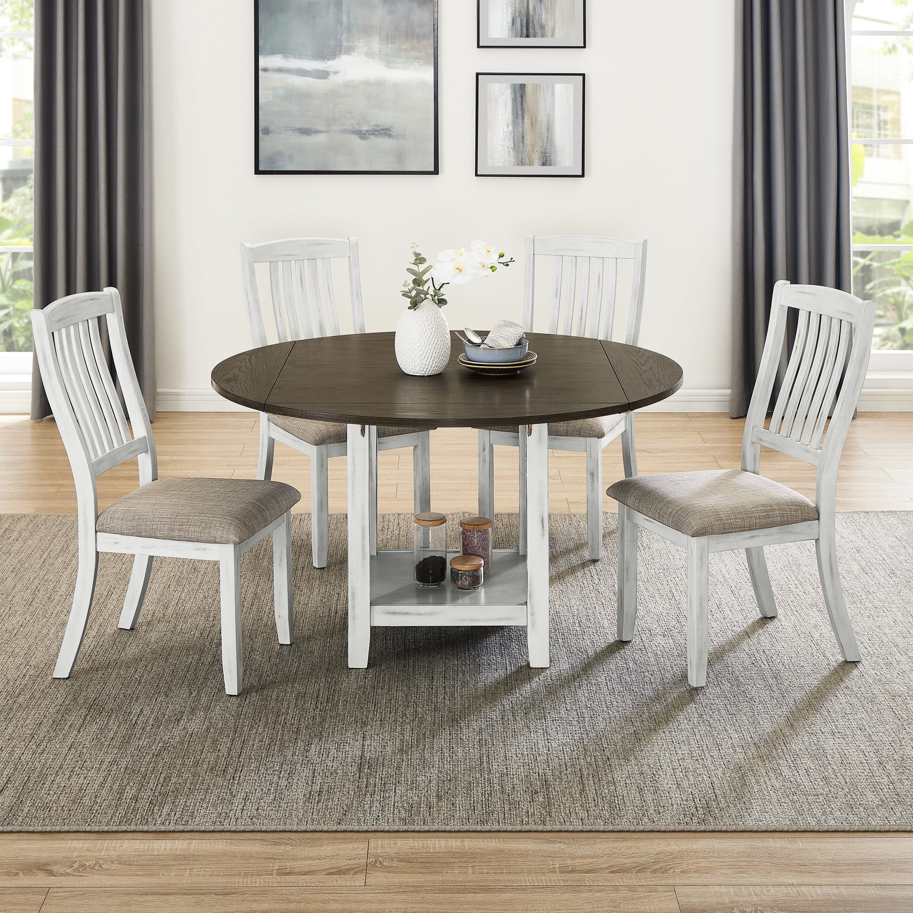 Four Foldable Boards - Expandable for Dining - Living Room Use - Damage ...