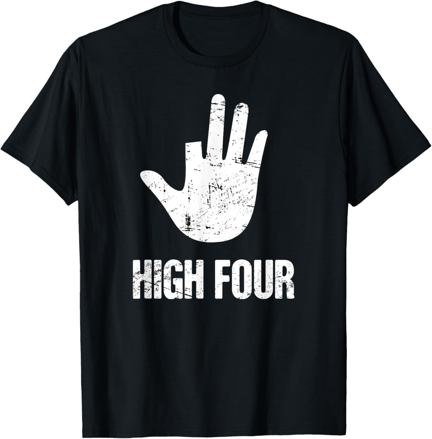 Four - Funny Cut Off Finger Gift / Amputated Missing Finger T-Shirt100 ...
