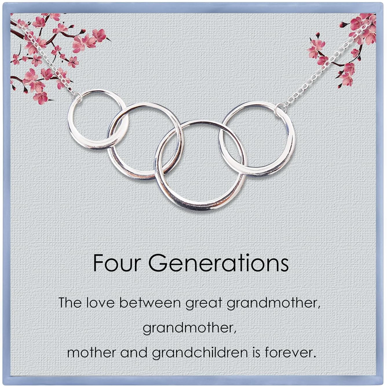 Four Generations Necklace Best Four Generations Gifts Outstanding ...