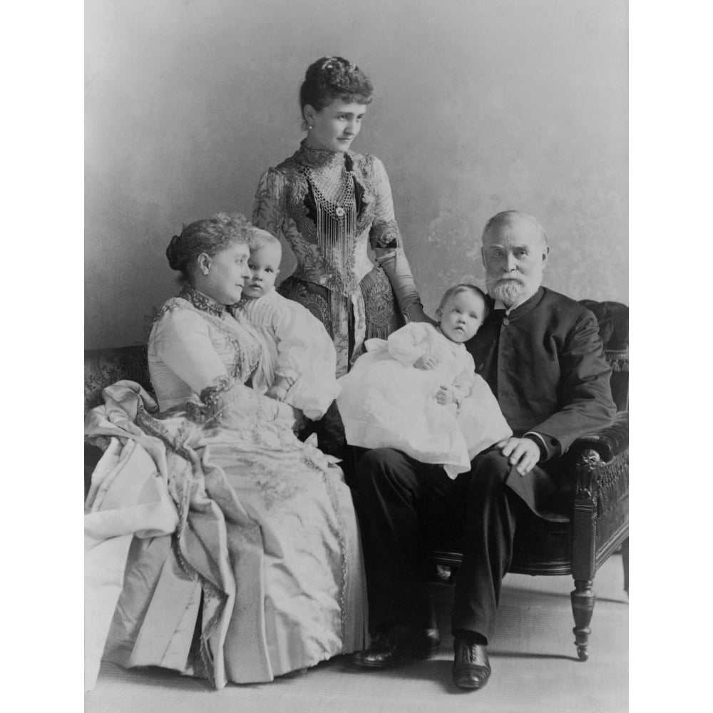Four Generations Of The Benjamin Harrison Family In The White House ...