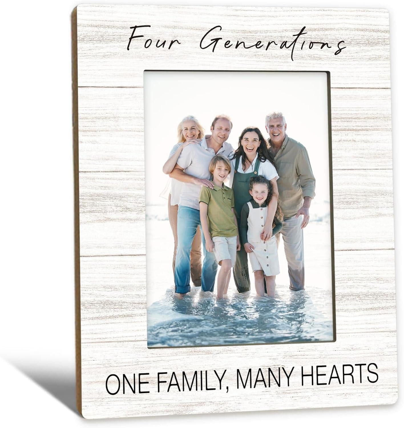 Four Generations Picture Frame 5x7, Family Photo Frame, Birthday ...