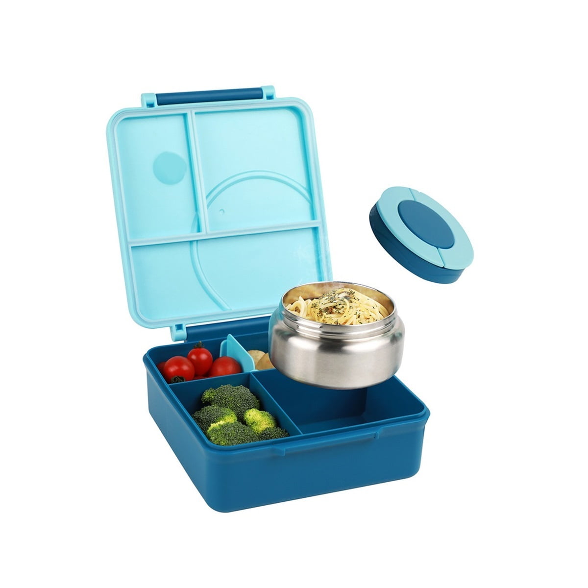 Four-Grid Lunch Box With Insulated Soup, For Teenagers And Workers At ...