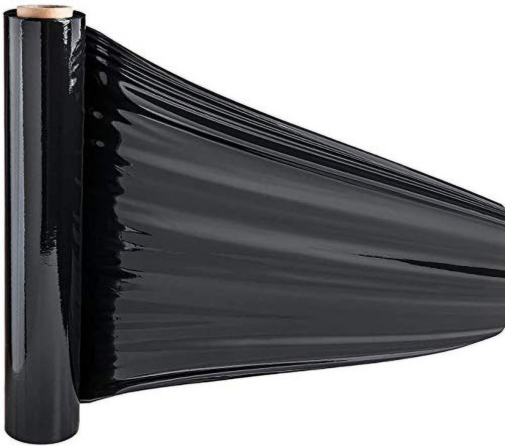 Four Hand Stretch Film Shrink Wrap Black Pallet Wrap 18" x 1500 sq ft ...