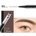 Four Headed Eyebrow Pencil Long Lasting Non Smudging Liquid Eyebrow