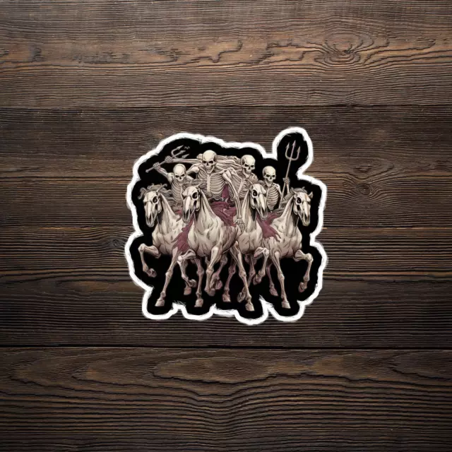 Four Horsemen Of The Apocalypse Sticker - Gothic Horror Vinyl ...