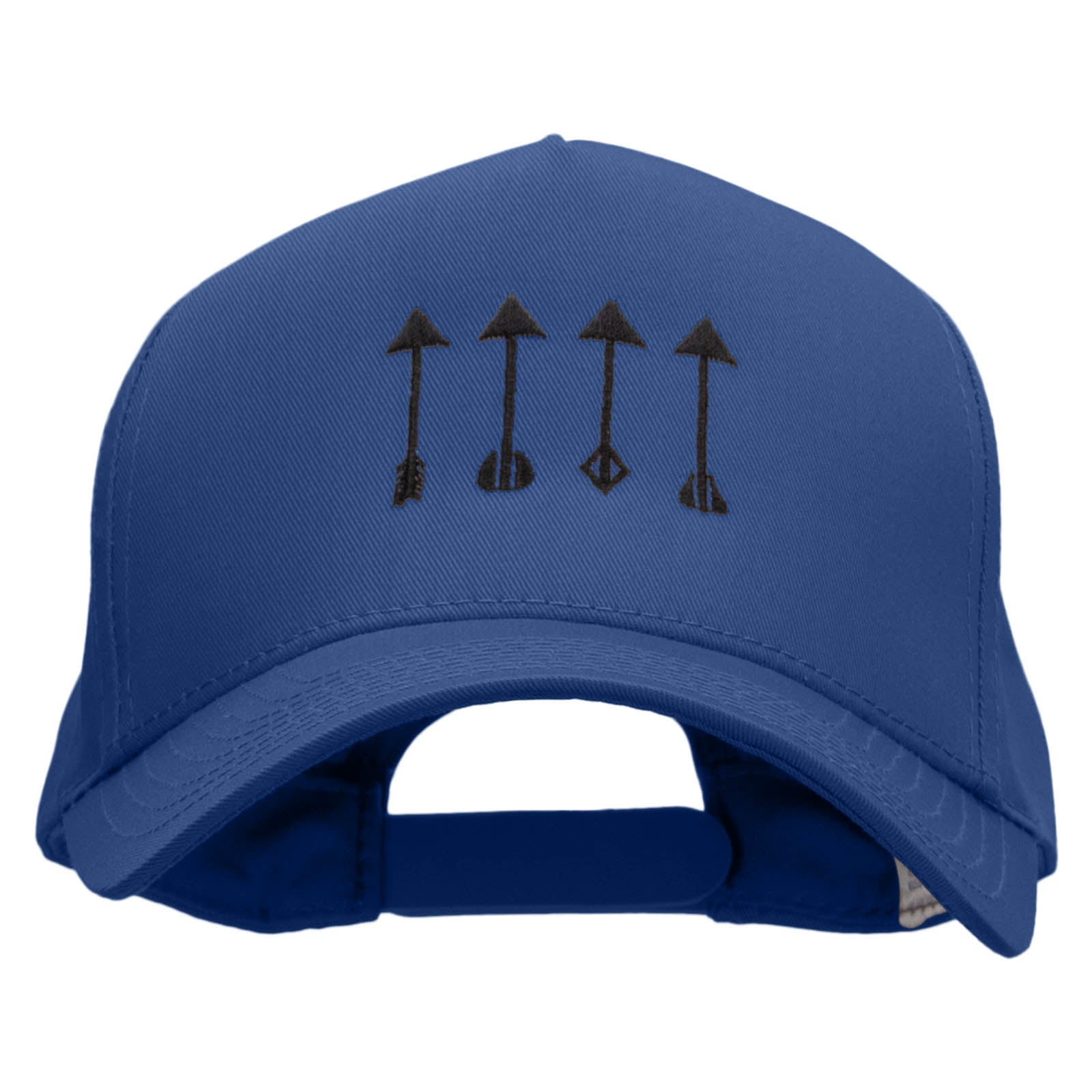 Four Hunting Arrows 5 Panel Pro Style Brushed Cap - Royal OSFM ...