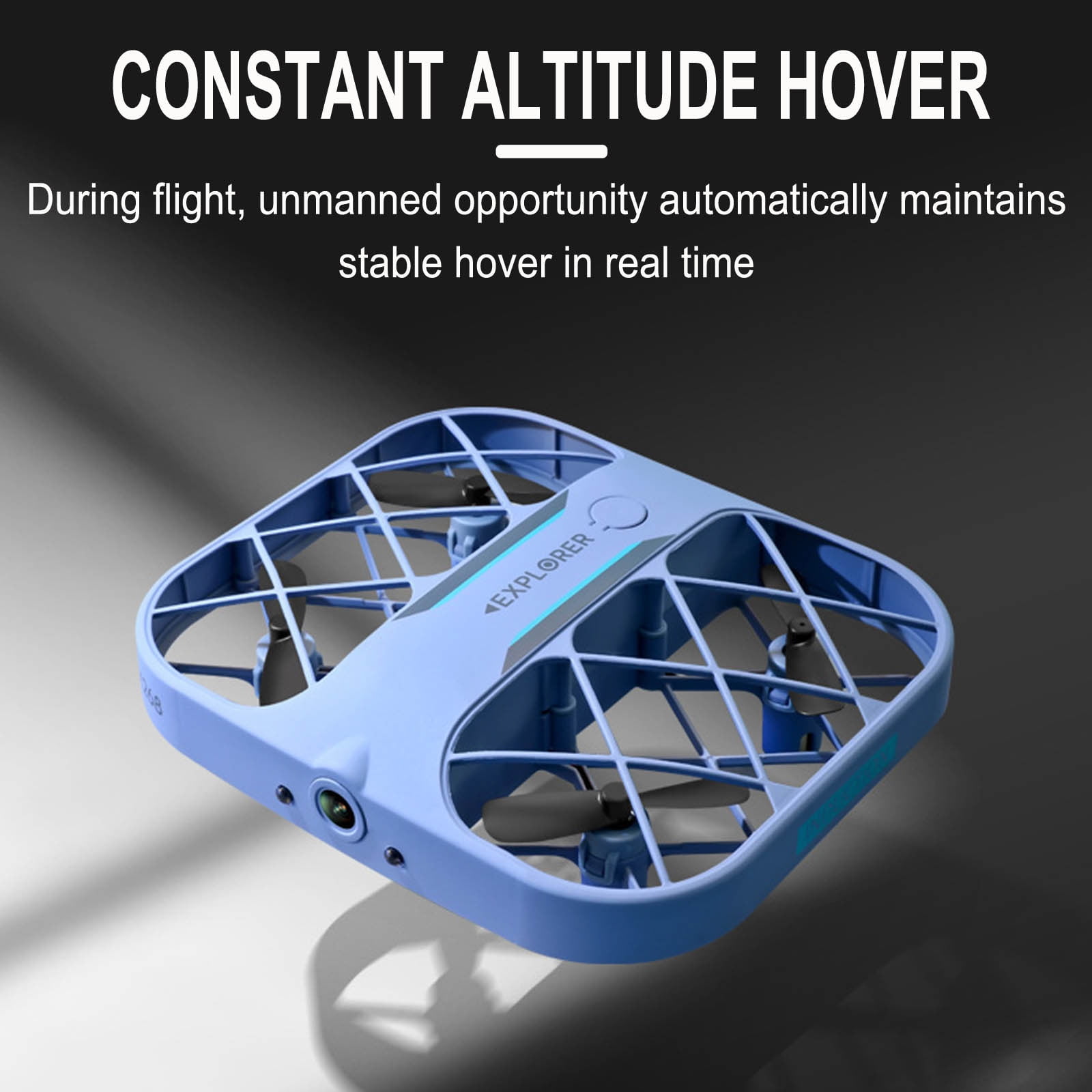 Four Intelligent Hover Mini Uav Remote Control Aircraft Wifi Hd 4k ...