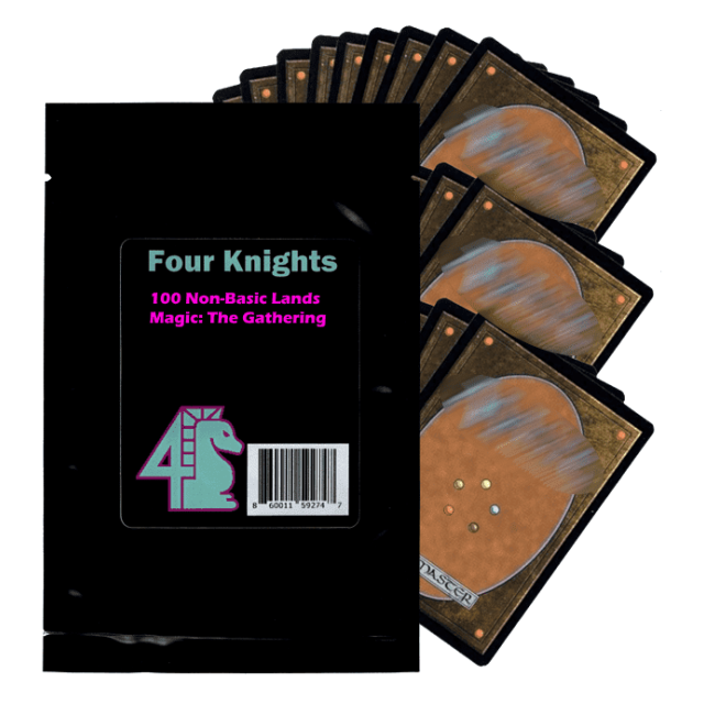 Four Knights Magic Non Basic Special Land Pack For MTG 100 Cards ...
