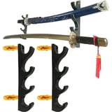Pmsanzay Four-Layer Sword Rack, 2 Pack, Wall-Mounted Martial Arts ...