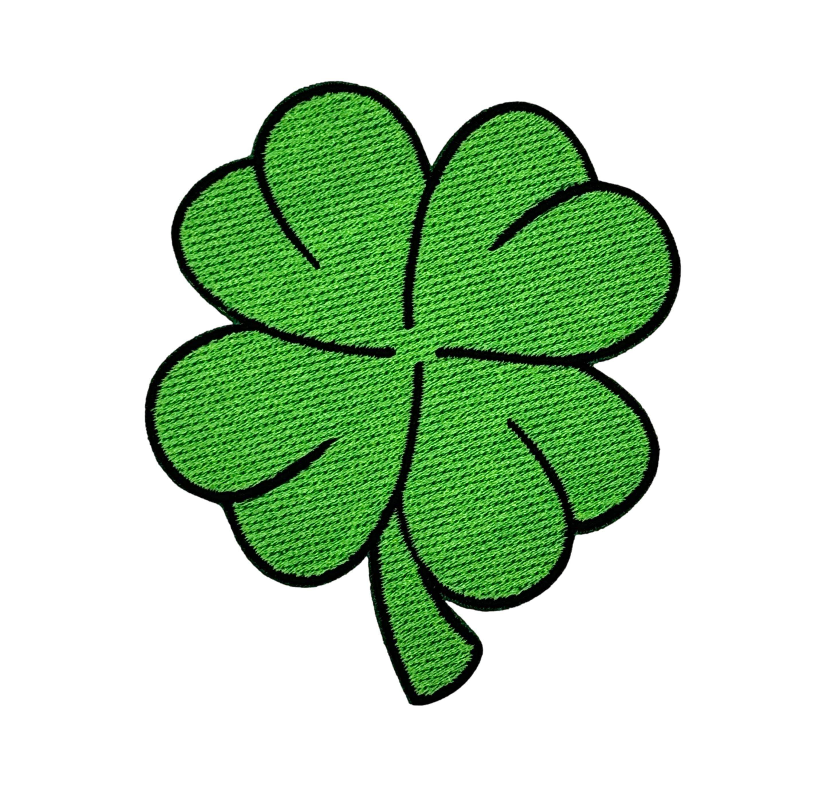 Four Leaf Clover Embroidered Iron-on Patch | Clayton Jewelry Labs ...