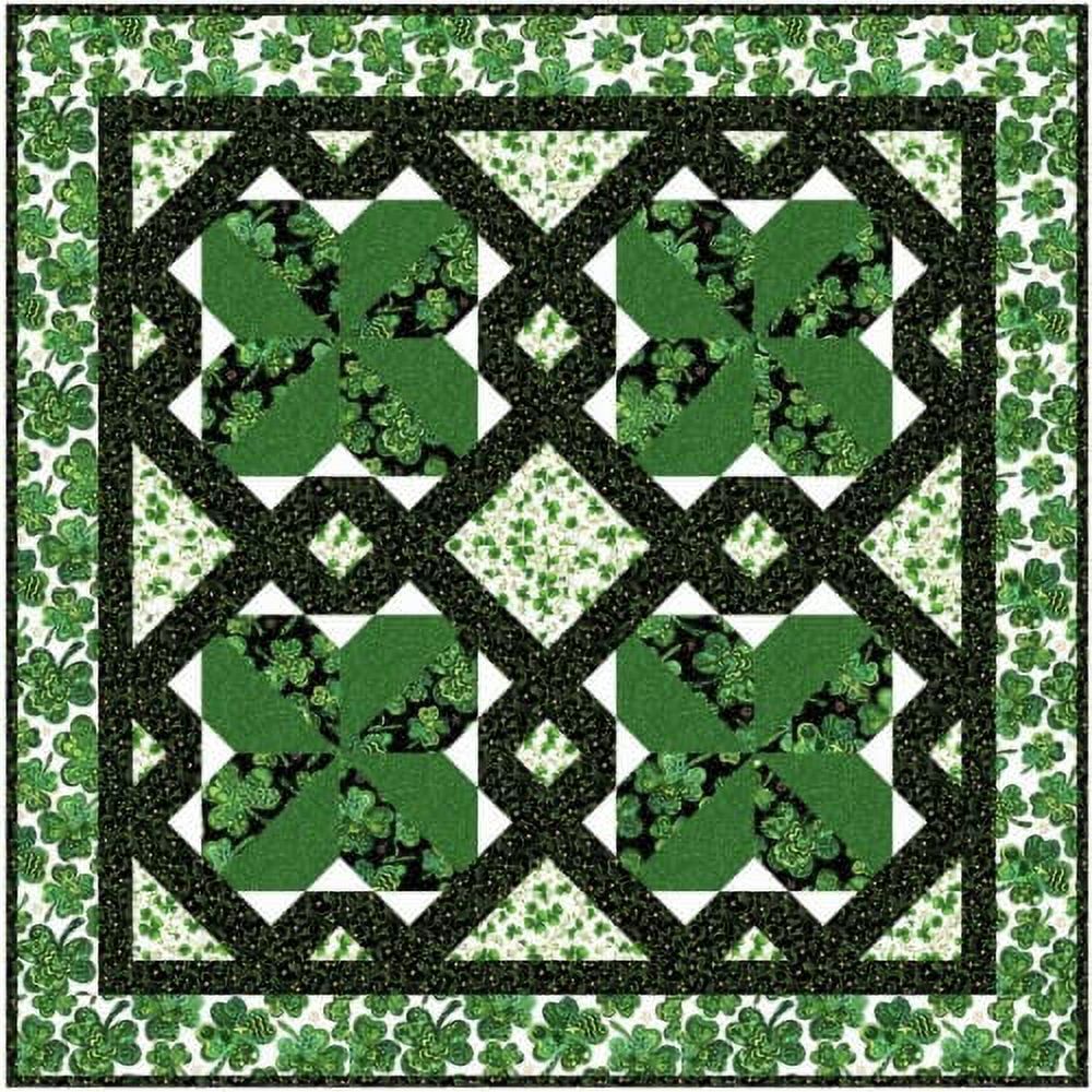 Four Leaf Clover Kit Table Topper 46"X46" - Walmart.com