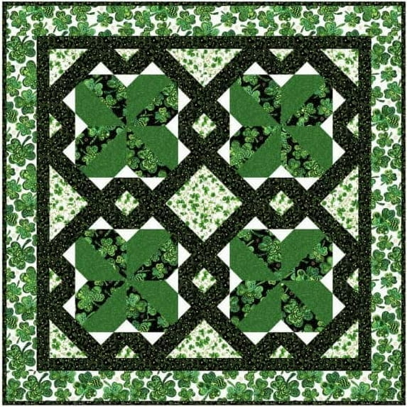 Four Leaf Clover Kit Table Topper 46"X46" - Walmart.com