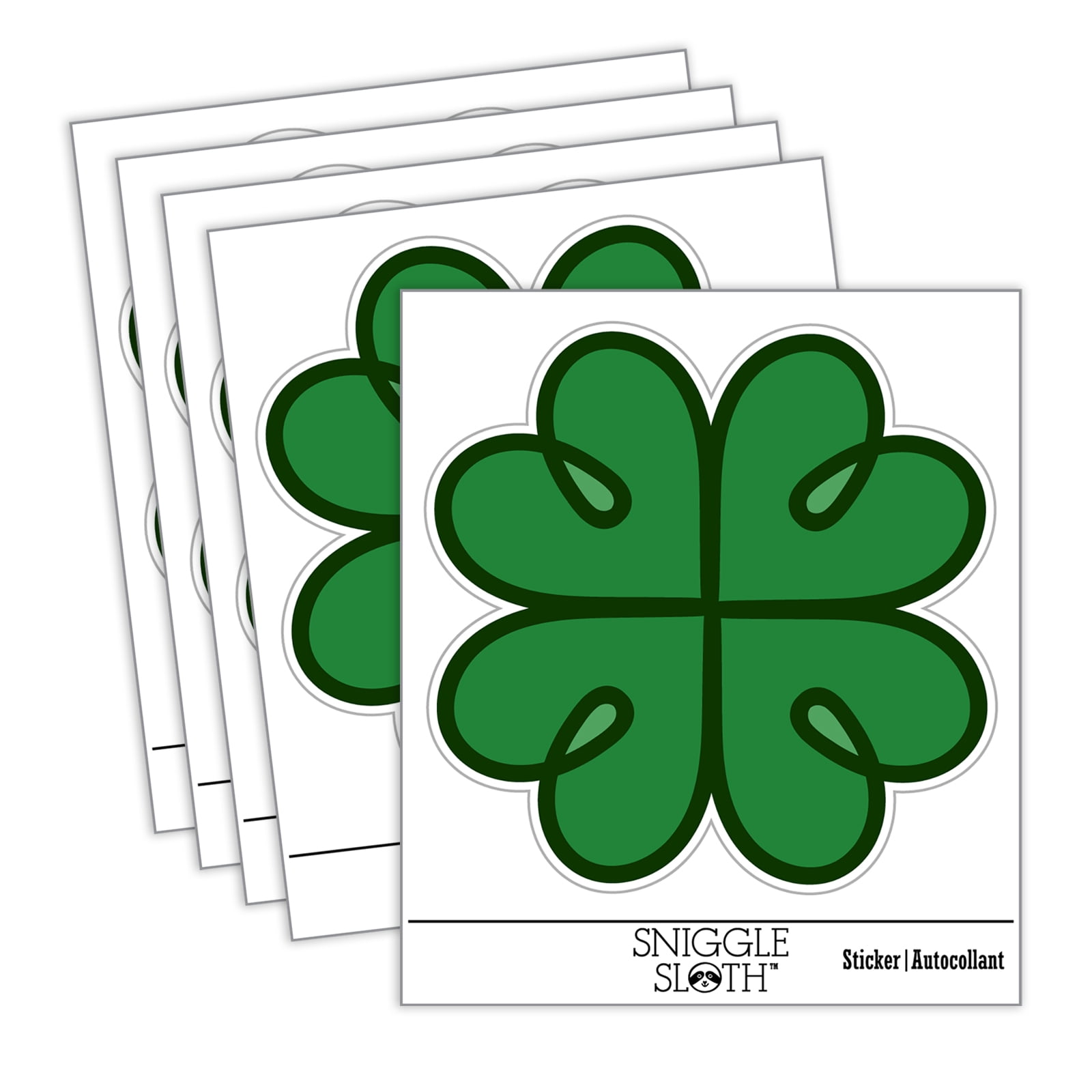 Four Leaf Lucky Clover Tribal Celtic Knot Car Window Bumper Water ...