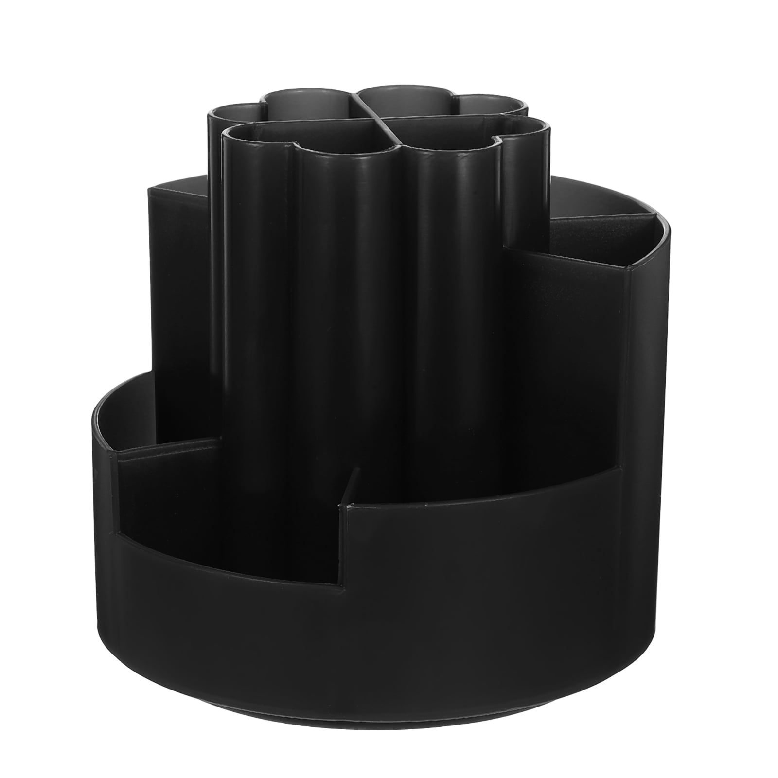 Four Leaf Pen Holder Small Office Desk Pencil Case Work Student Black ...