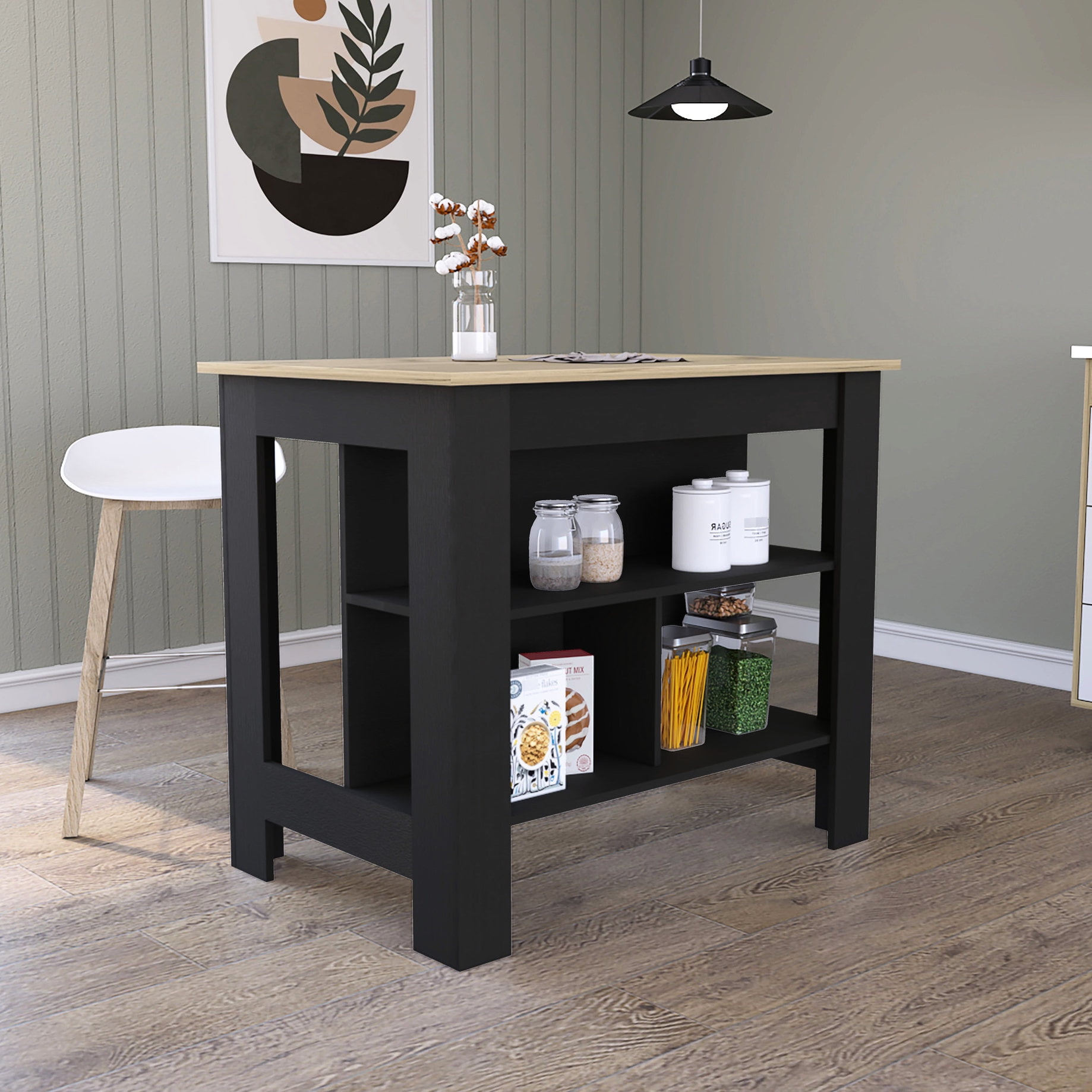Four - Legs Three - Shelves Design - Create Extra Countertop Space - In ...