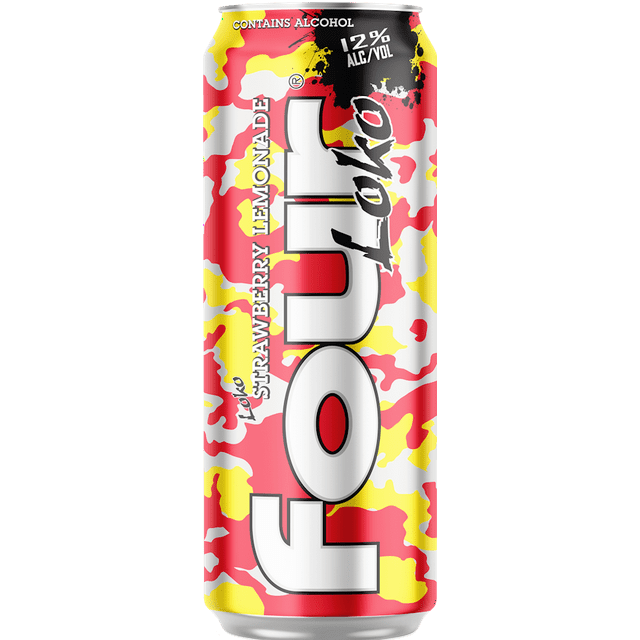 Four Loko Strawberry Lemonade 12% ABV, 23.5oz Can - Walmart.com