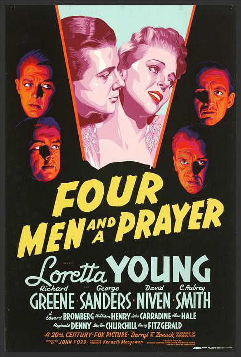 Four Men and a Prayer - movie POSTER (Style A) (27" x 40") (1938 ...