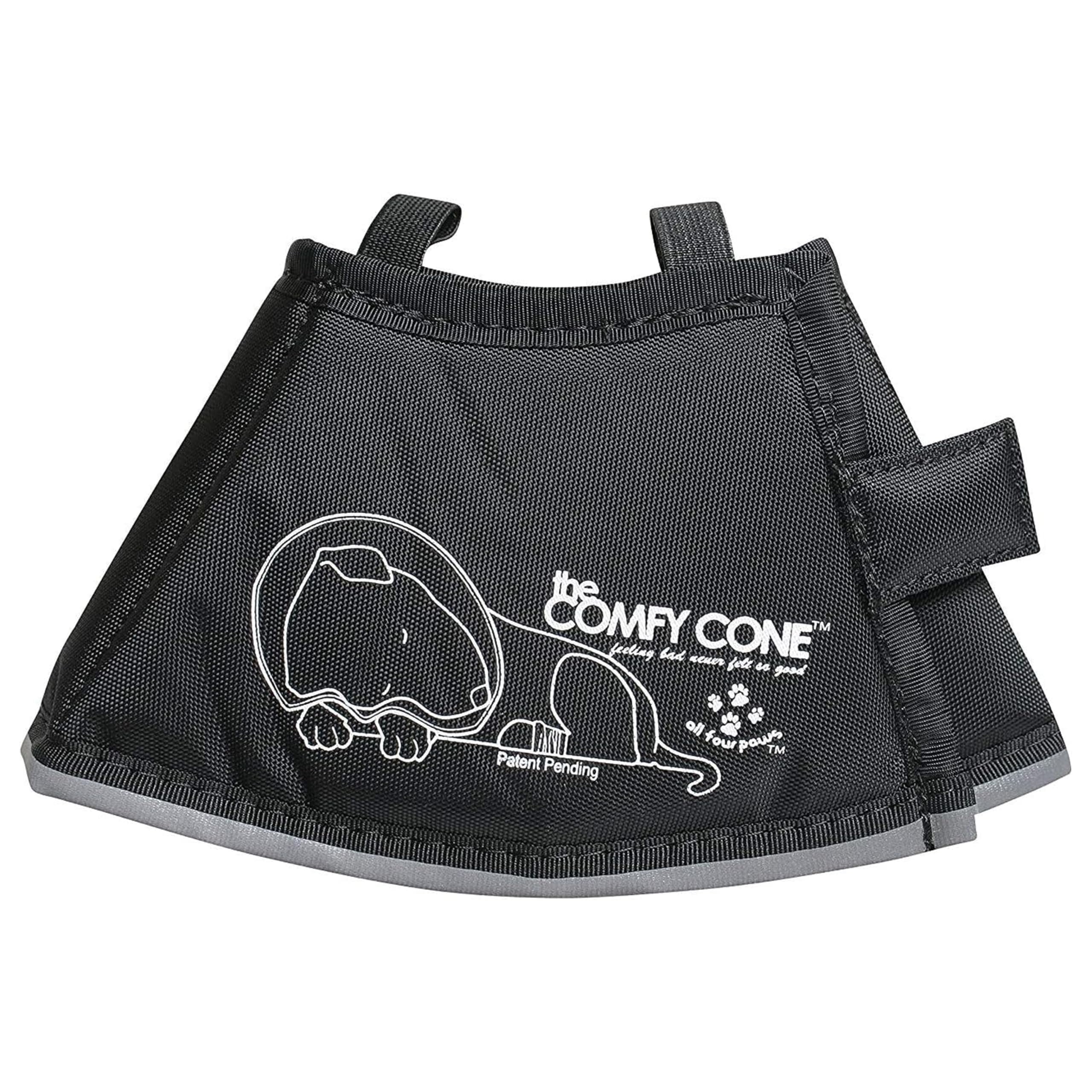 All Four Paws Comfy Cone Pet Cone for Cats, X-Small, Black ...
