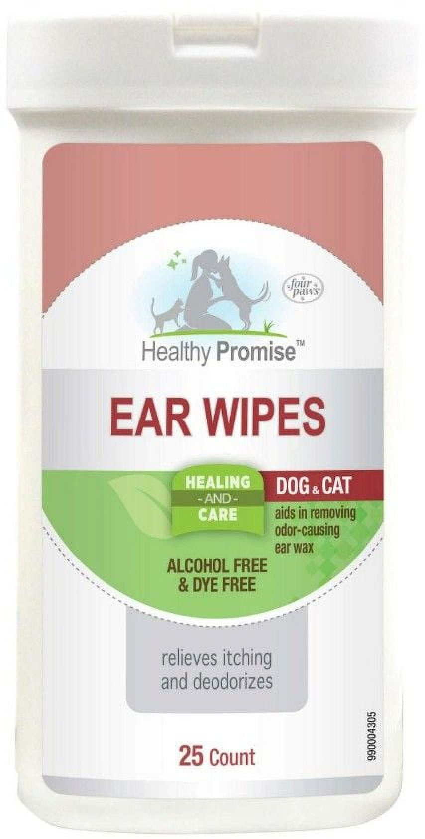 Four Paws Healthy Promise Dog And Cat Ear Wipes [Dog, Ear & Eye ...